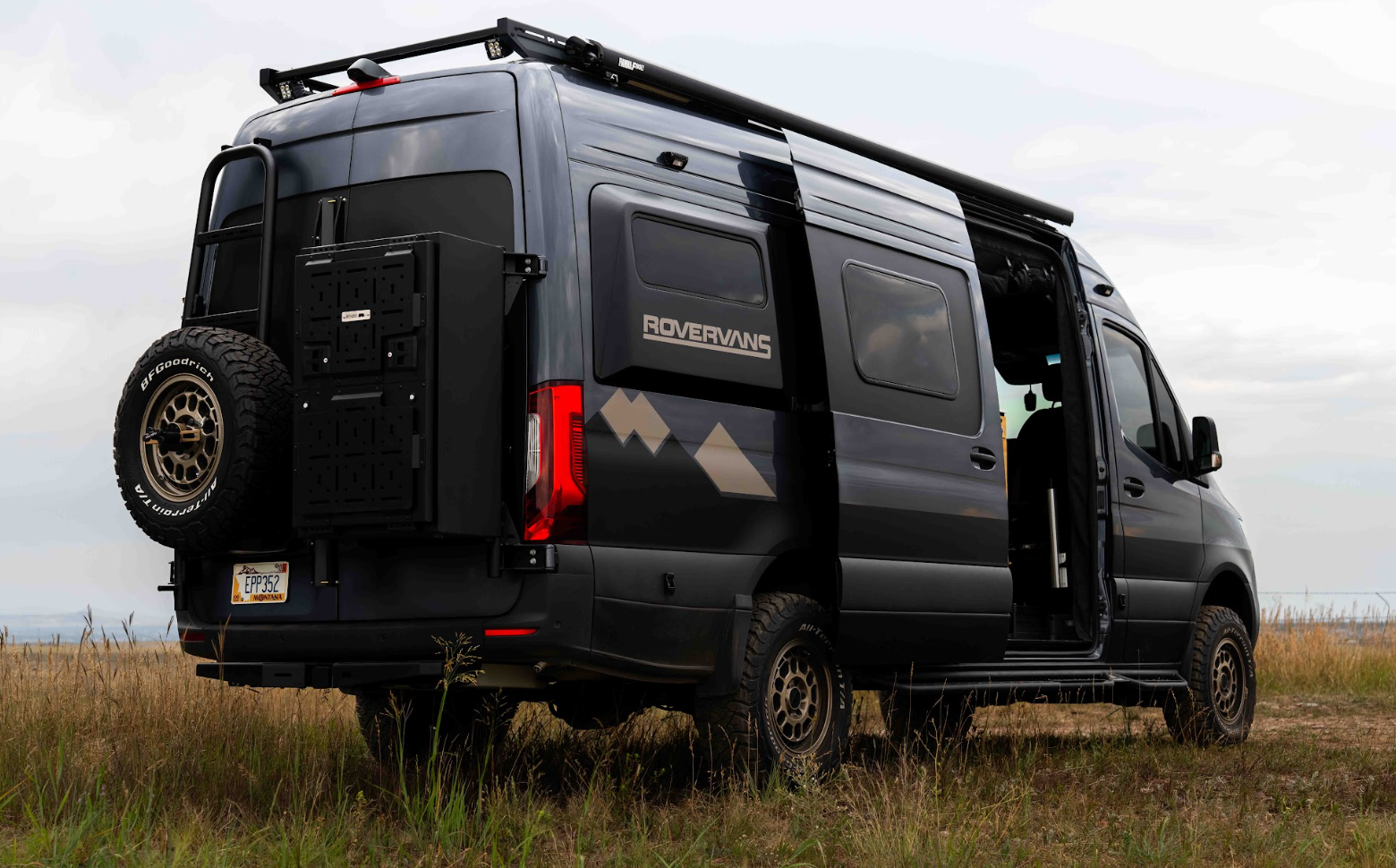 Why Every Van Needs a Rear Door Ladder/Tire Carrier – Rover Vans