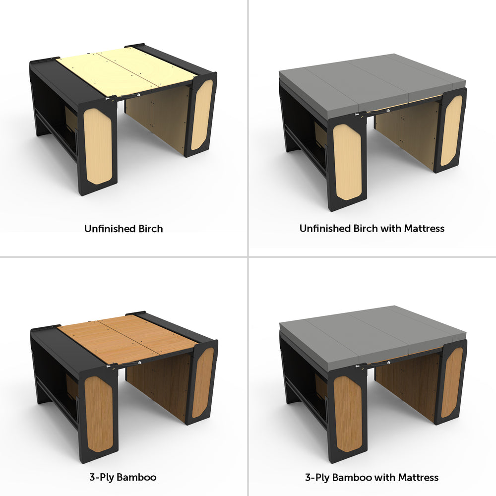 Rover Garage System - Ultimate 3-in-1 Bed/Desk/Storage – Rover Vans